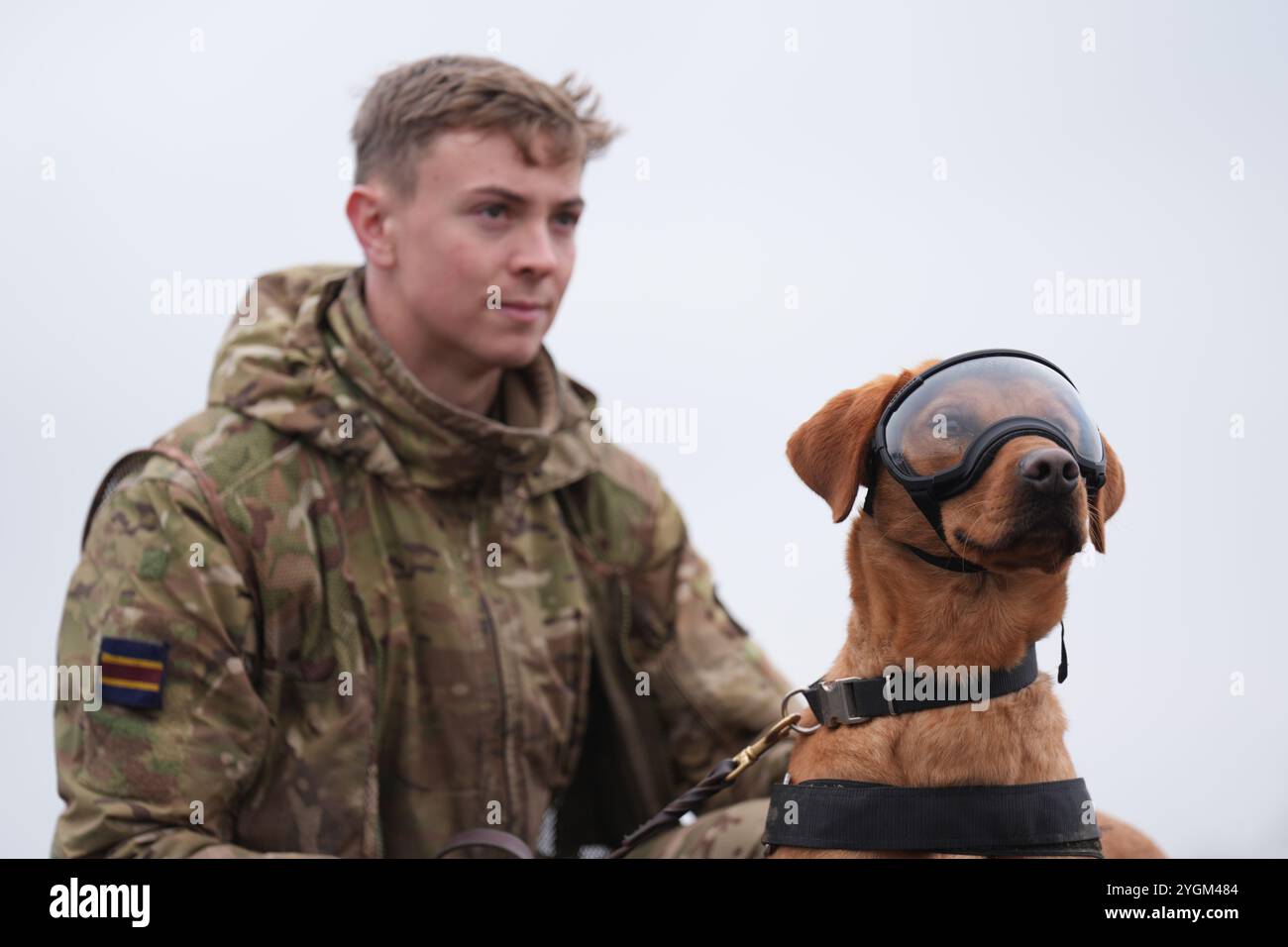 Private McLoughlin (no further details provided) with military working ...