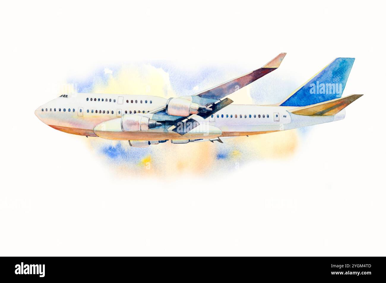 Illustration aeroplane backdrop background Cut Out Stock Images ...