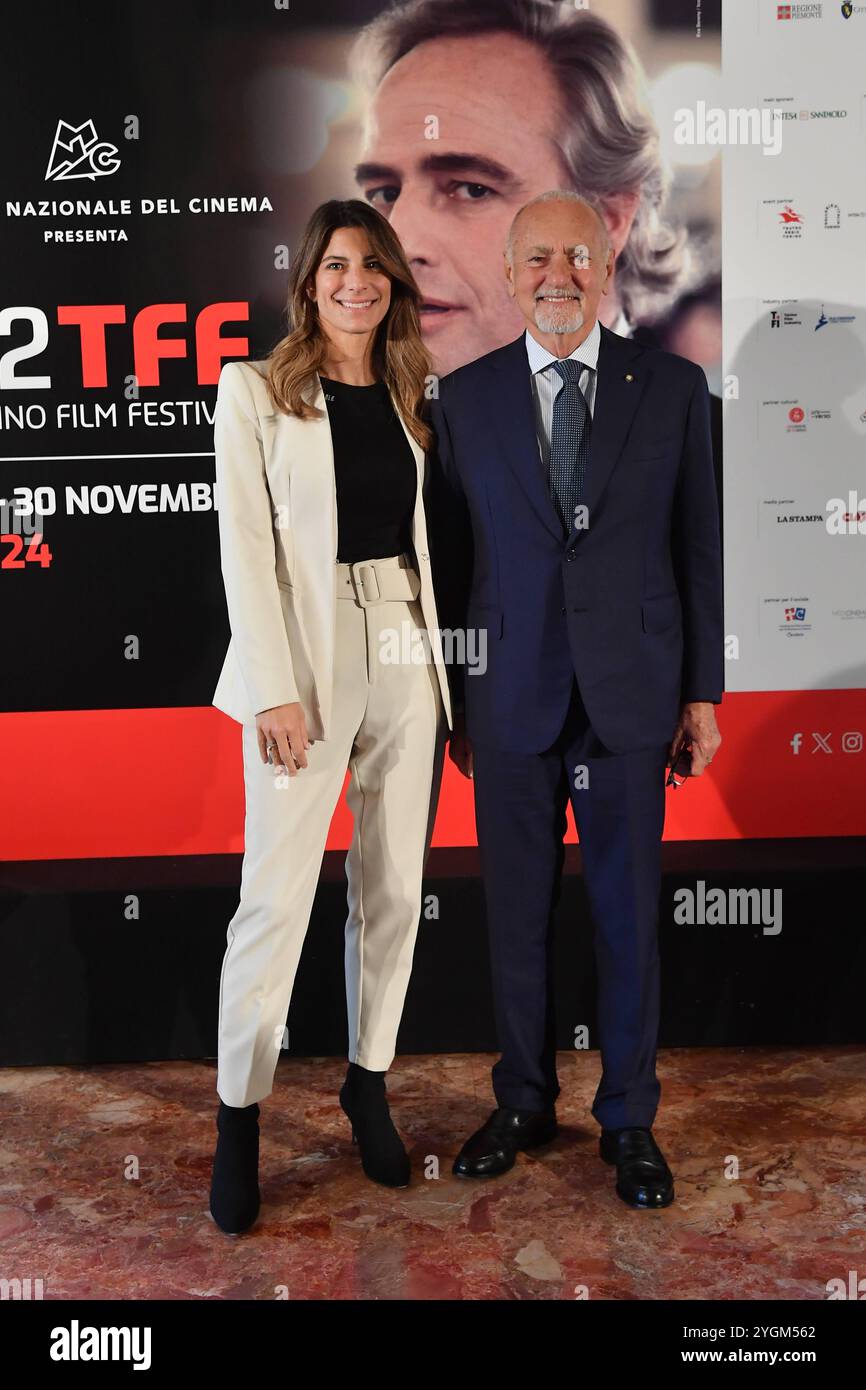 Rome: Villa Miani. Presentation of the Turin Film Festival. In the ...