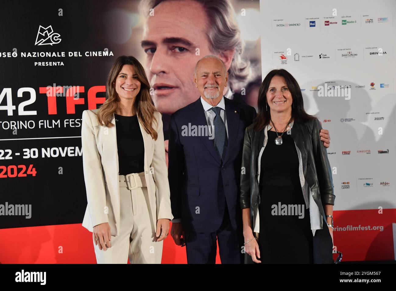 Rome: Villa Miani. Presentation of the Turin Film Festival. In the ...