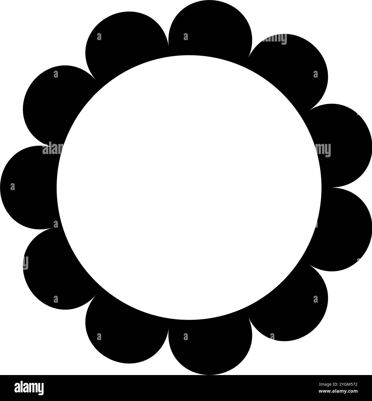 Frilly pattern Black and White Stock Photos & Images - Alamy