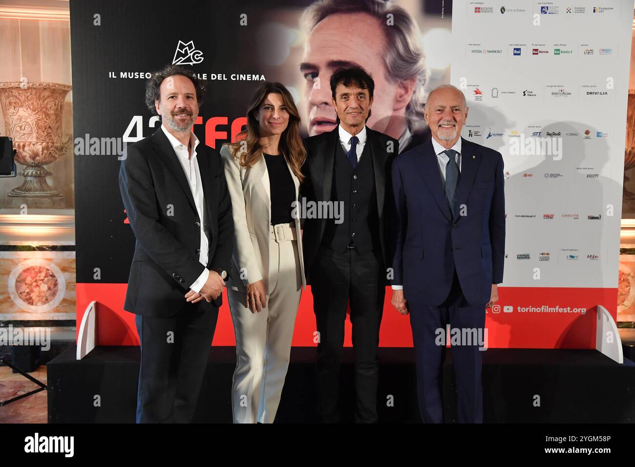 Rome: Villa Miani. Presentation of the Turin Film Festival. In the ...
