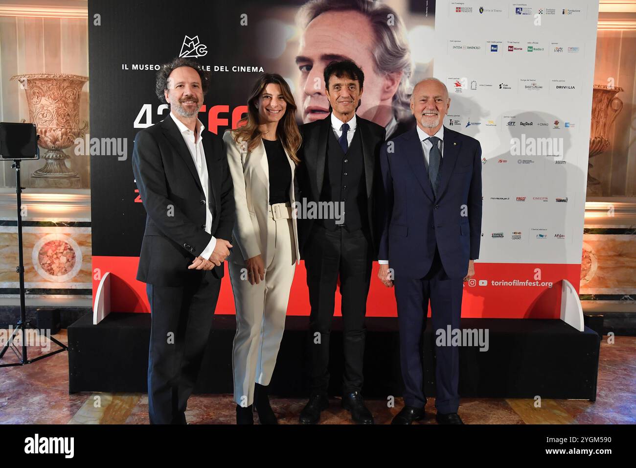 Rome: Villa Miani. Presentation of the Turin Film Festival. In the ...