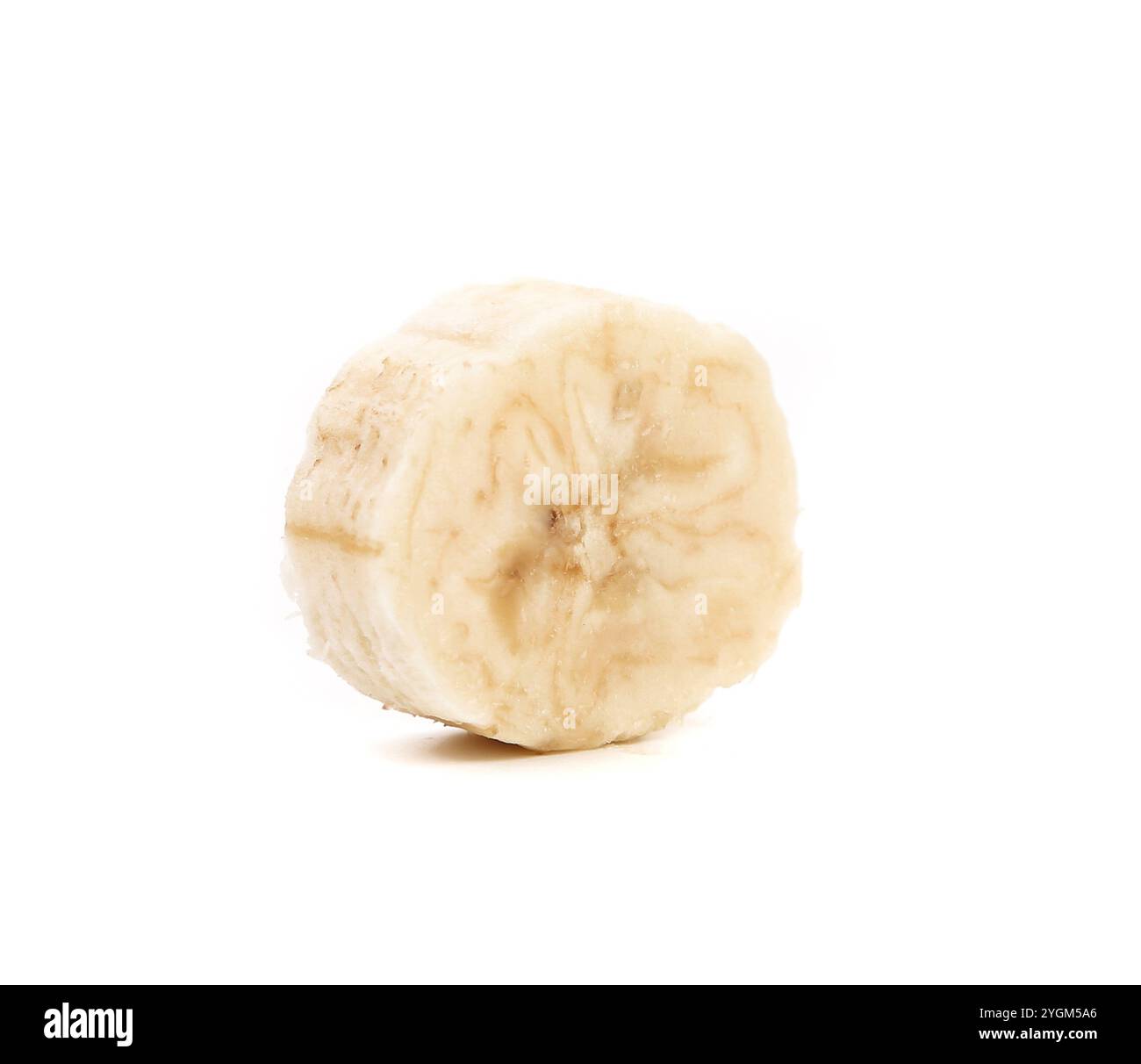 banana slice set isolated over white background Stock Photo - Alamy