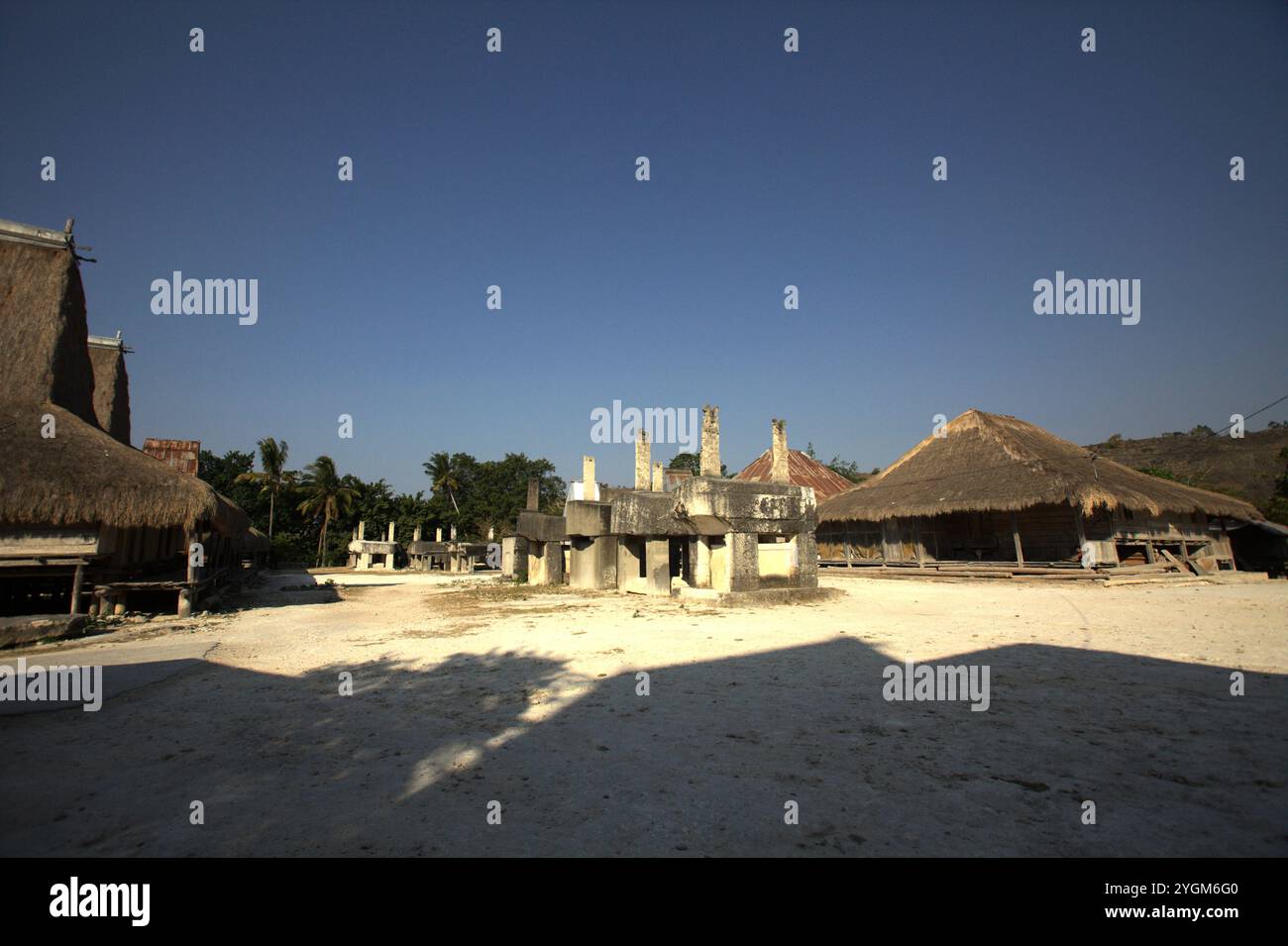 Traditional village of Praiyawang in Rindi, East Sumba, East Nusa ...