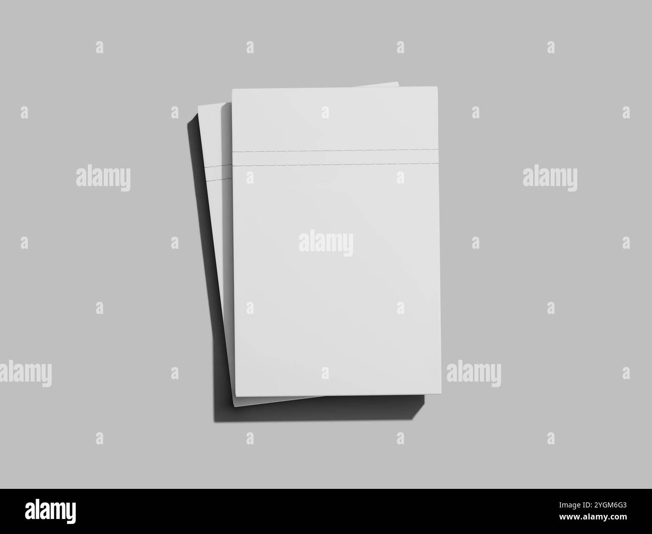 Flat Lay Setting Blank Book packaging Mockup Stock Photo - Alamy