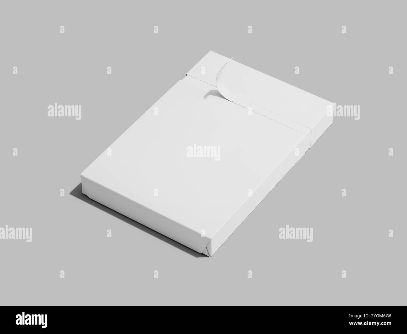 Isometric Blank Book packaging Mockup Stock Photo - Alamy