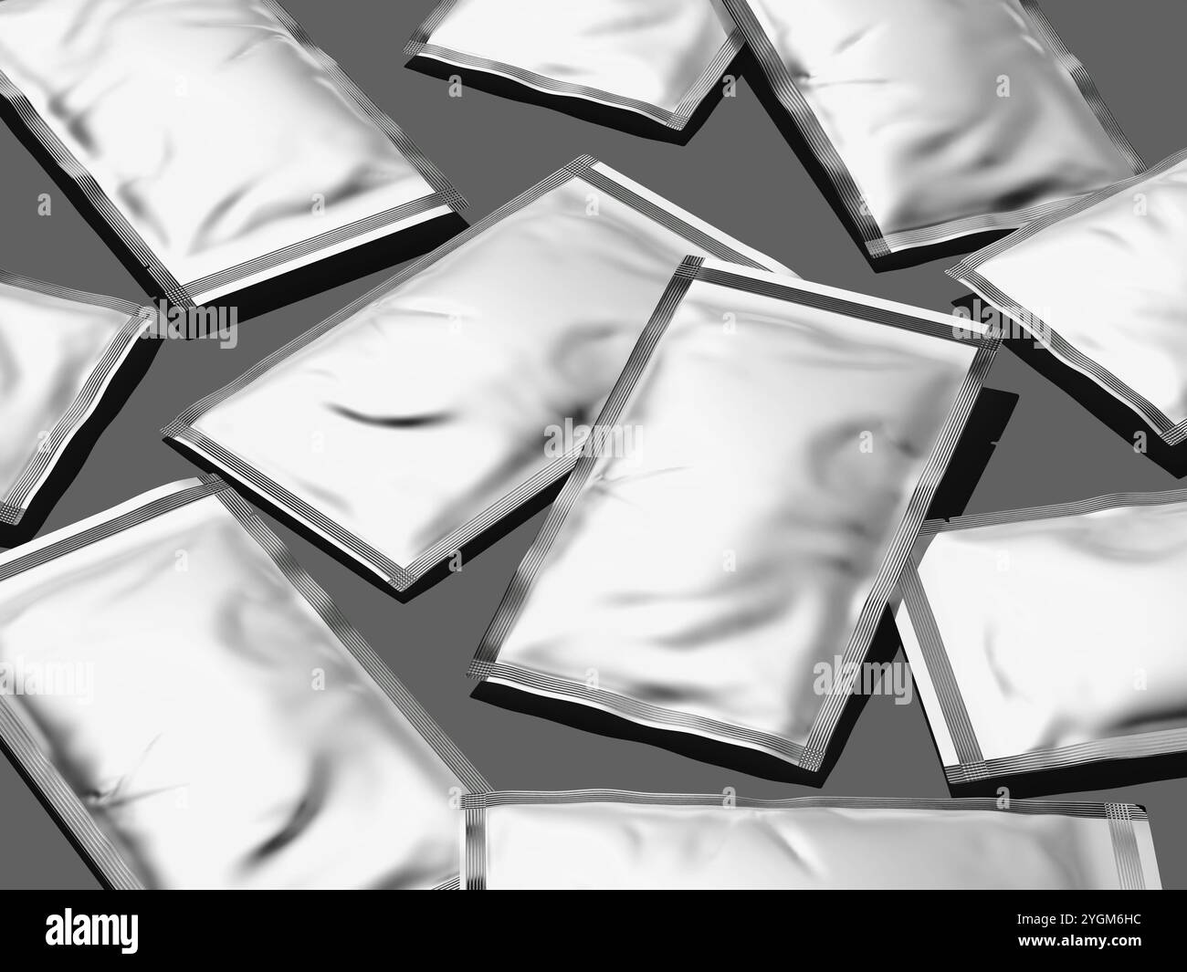 Blank sachet mockup hi-res stock photography and images - Alamy