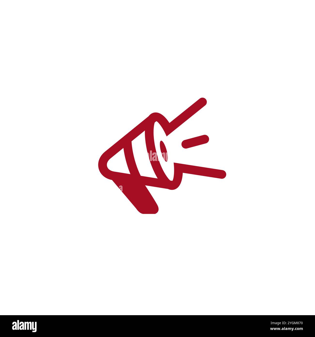 Megaphone Logo vector design template. loudspeaker icon vector Stock ...