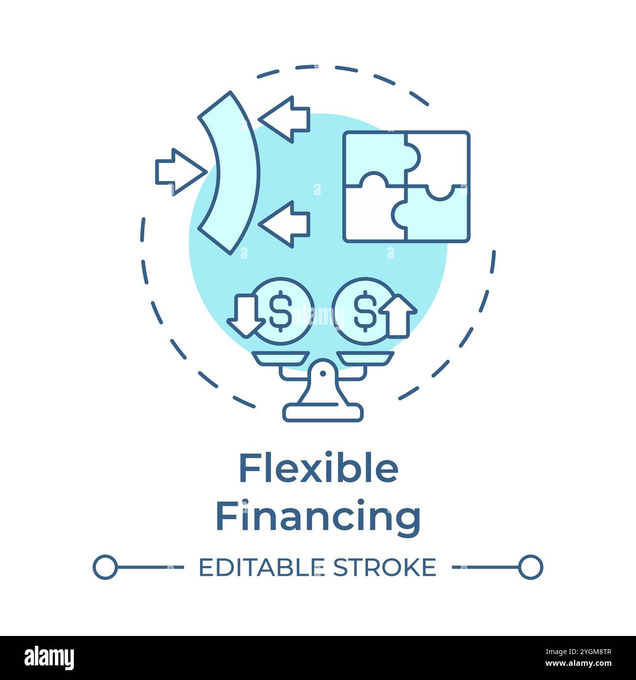 Financing solution Stock Vector Images - Alamy