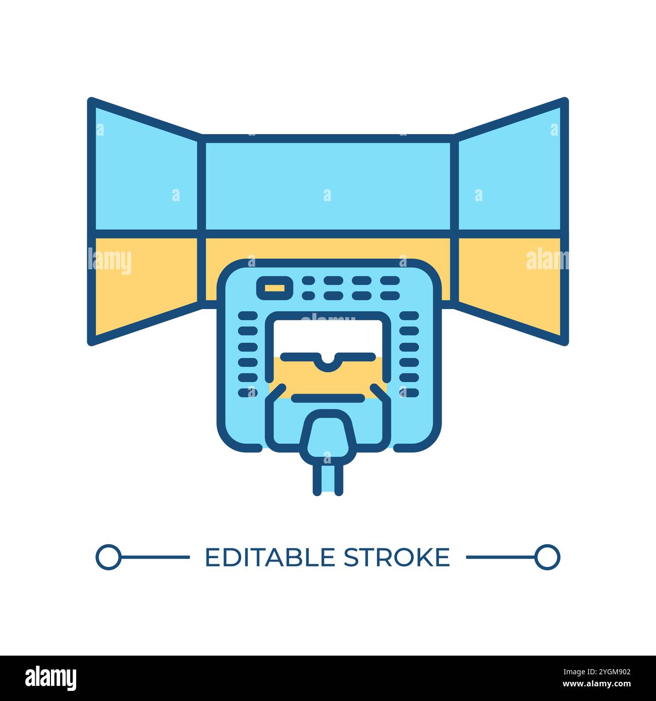 Aircraft simulator Cut Out Stock Images & Pictures - Alamy