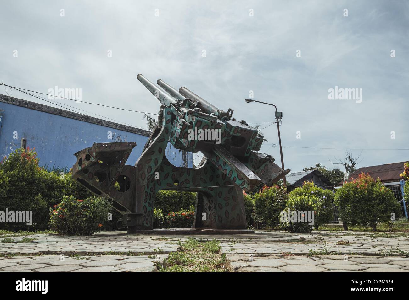 Japanese Cannon Cultural Heritage Site in Balikpapan City, a legacy ...