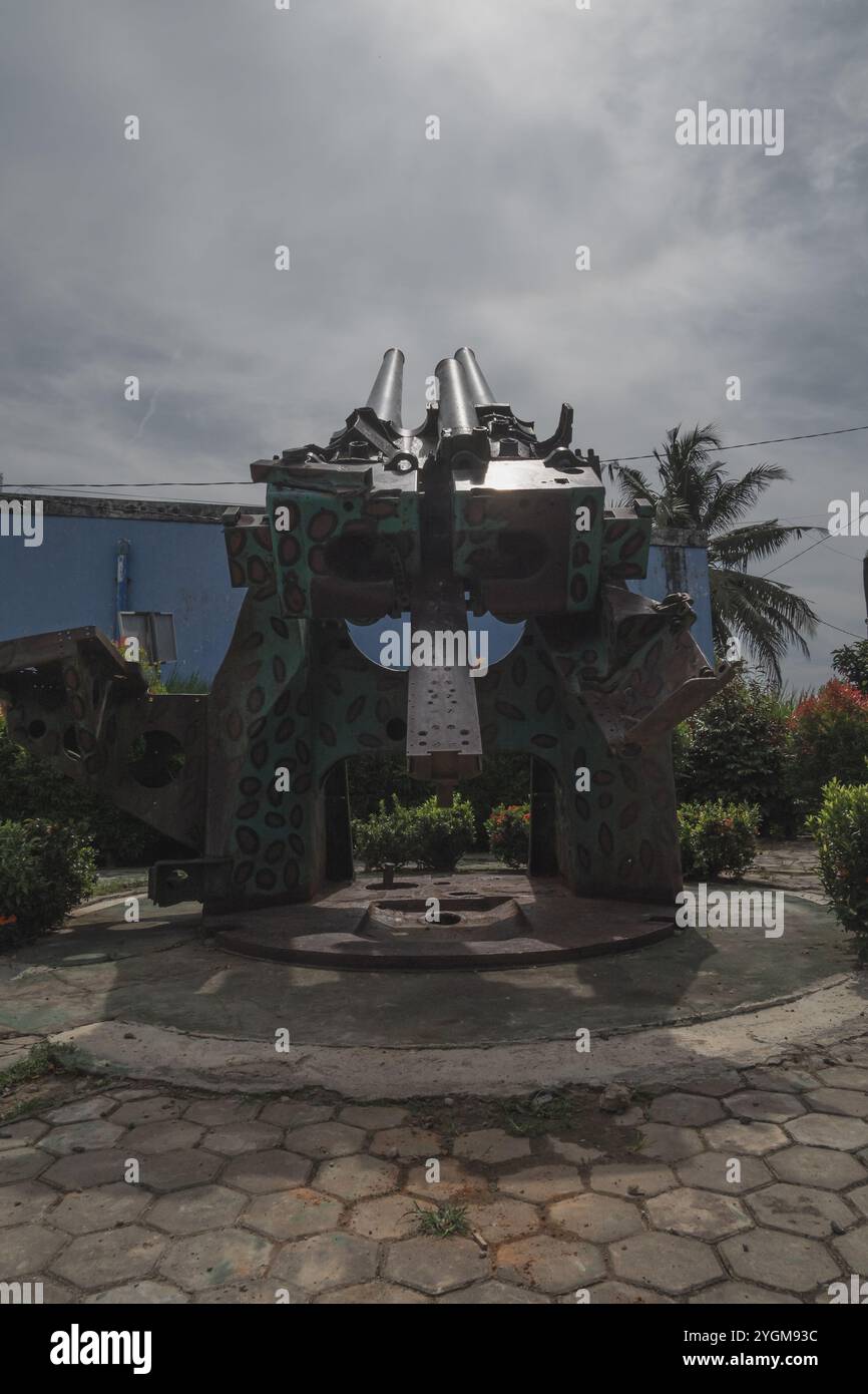 Japanese Cannon Cultural Heritage Site in Balikpapan City, a legacy ...