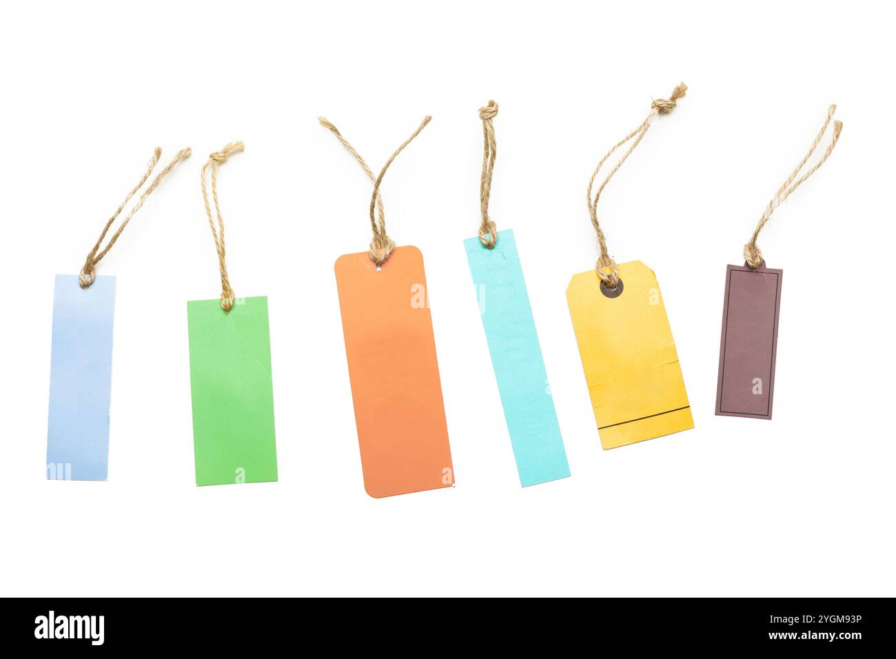 Empty shopping tag template hi-res stock photography and images - Alamy