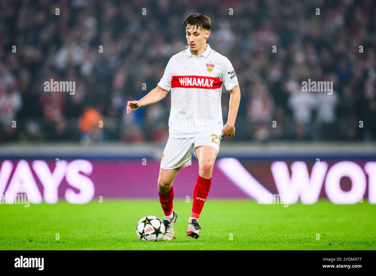 06 November 2024, Baden-Württemberg, Stuttgart: Soccer: Champions ...