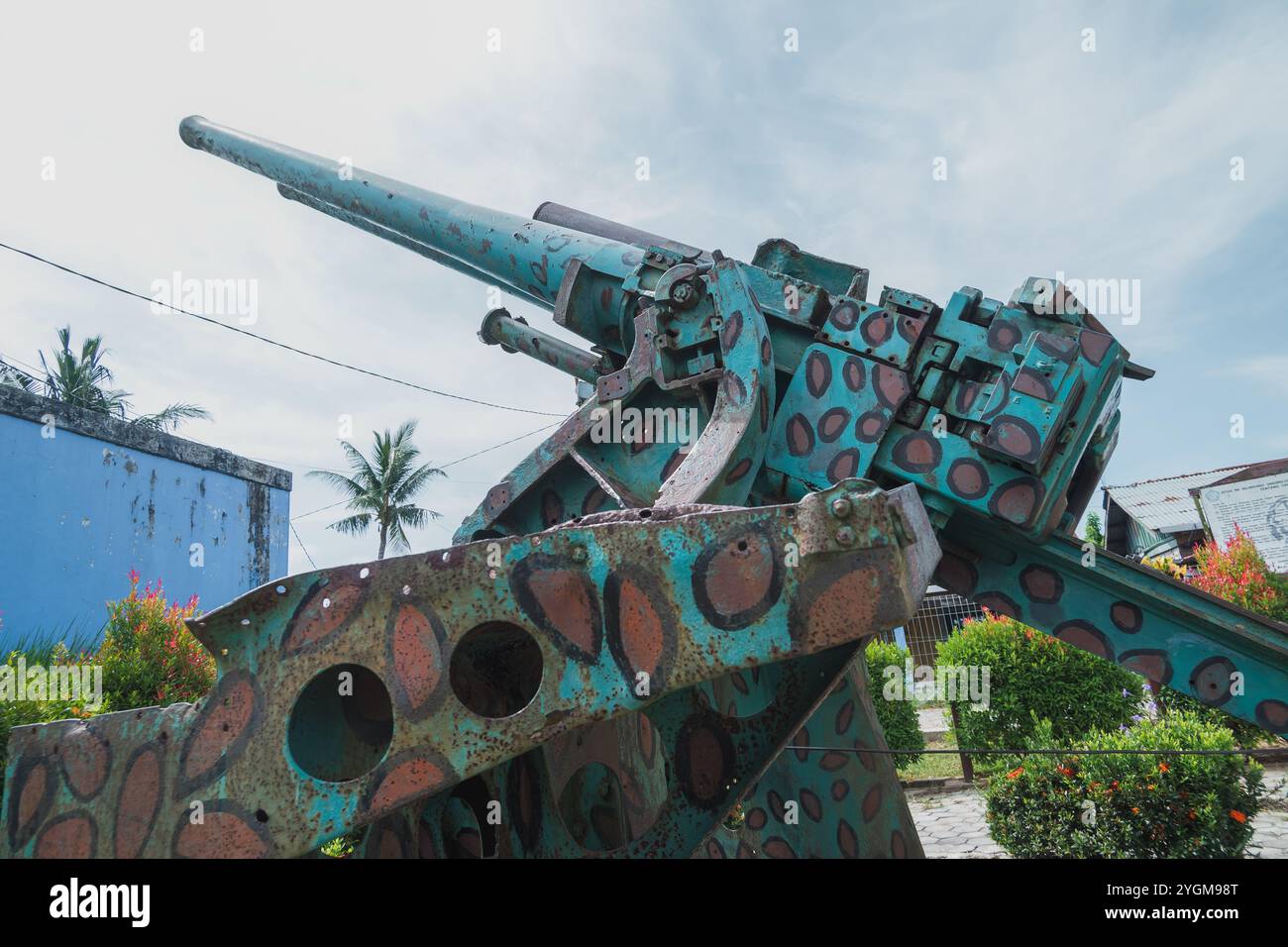 Japanese Cannon Cultural Heritage Site in Balikpapan City, a legacy ...