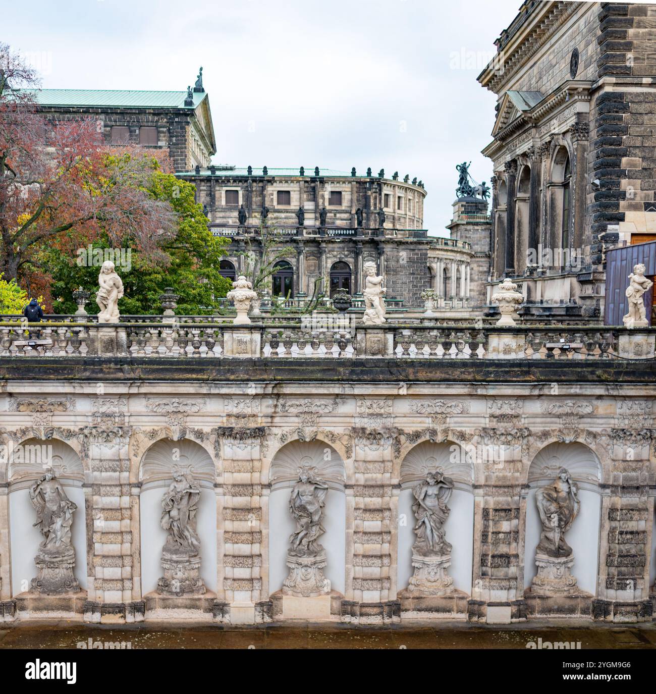 The Zwinger in Dresden is a magnificent Baroque palace, known for its ...