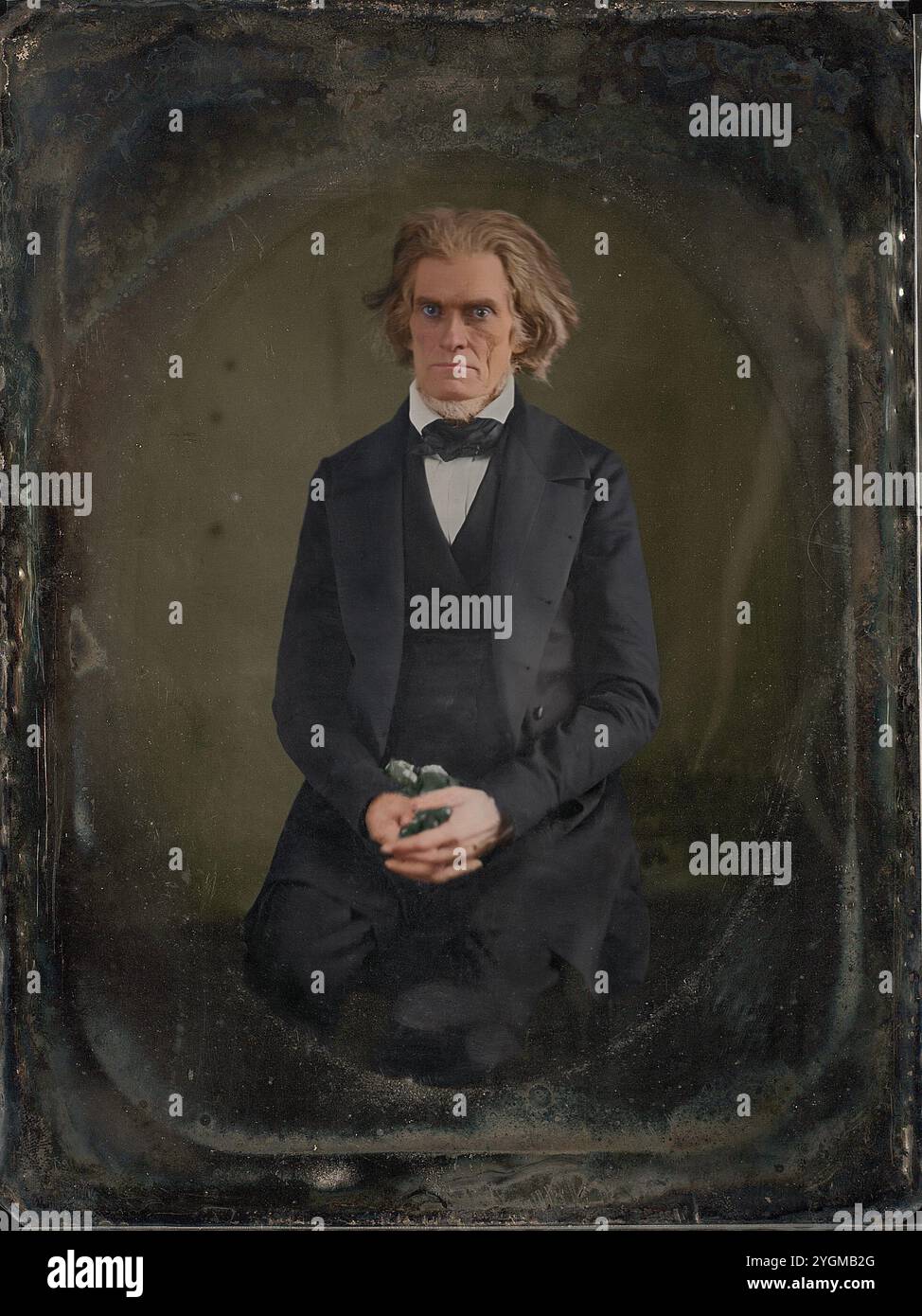 John C. Calhoun South Carolina U.S. Senate taken in the Capitol at Washington March 1849 ...