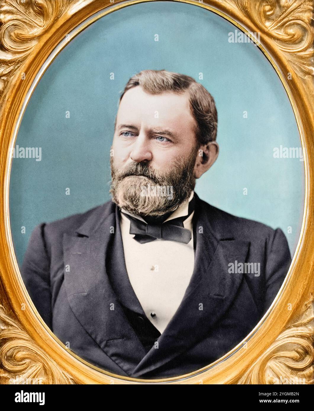 President Ulysses S. Grant, head-and-shoulders portrait, facing left ...