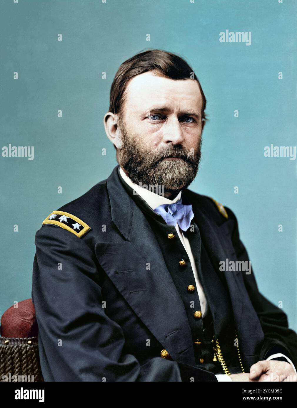 Portrait of General Ulysses S. Grant. Circa 1860-65. Created by Mathew ...