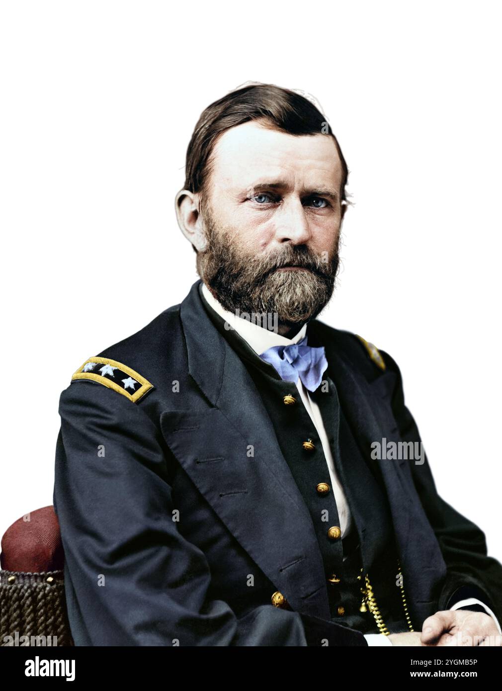 Portrait of General Ulysses S. Grant. Circa 1860-65. Created by Mathew ...