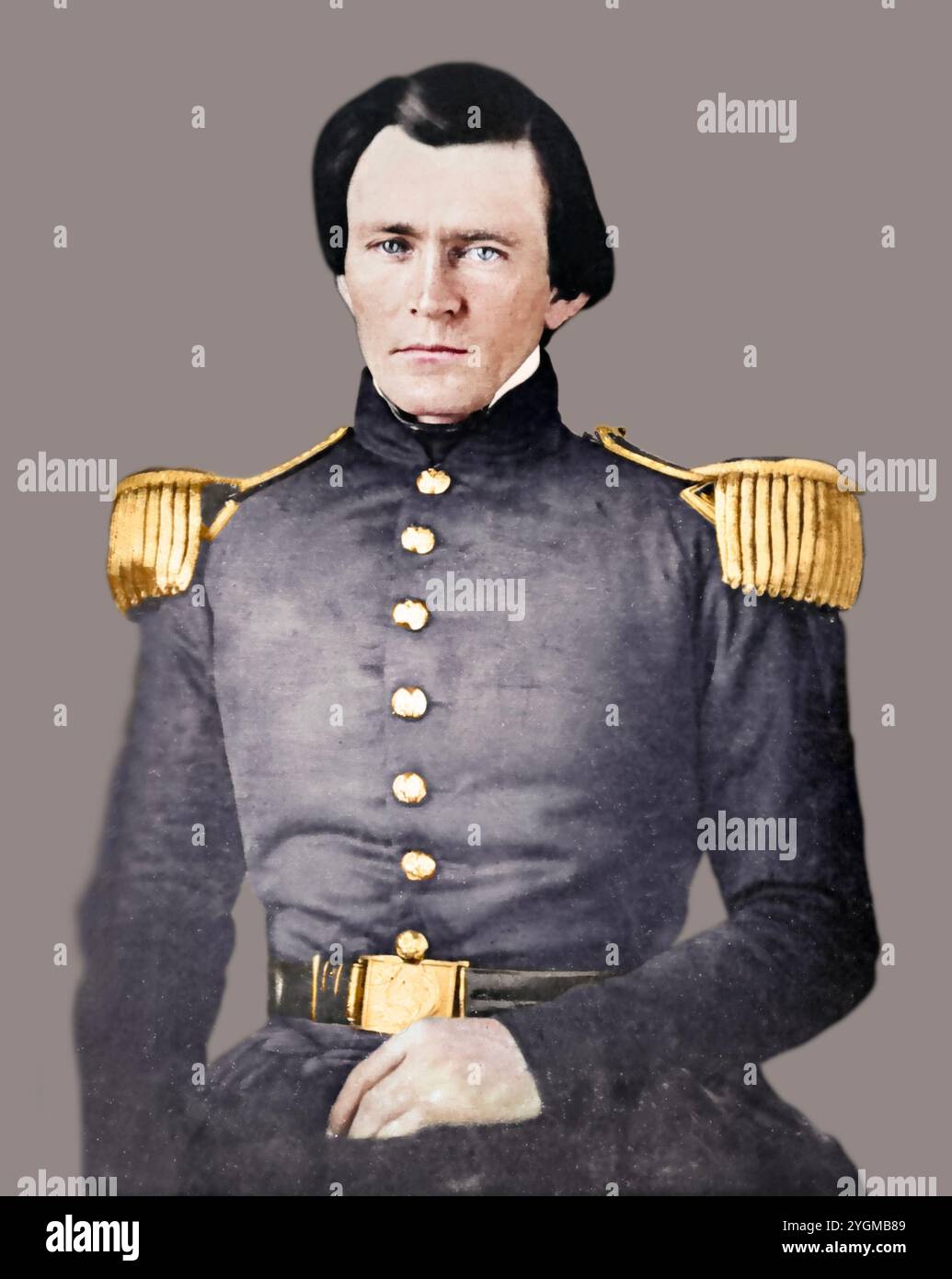 Ulysses S. Grant as a young officer. Original taken by unknown ...