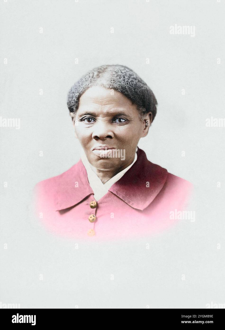 A portrait of Harriet Tubman (about 64), year: 1886 in Boston. Unknown ...