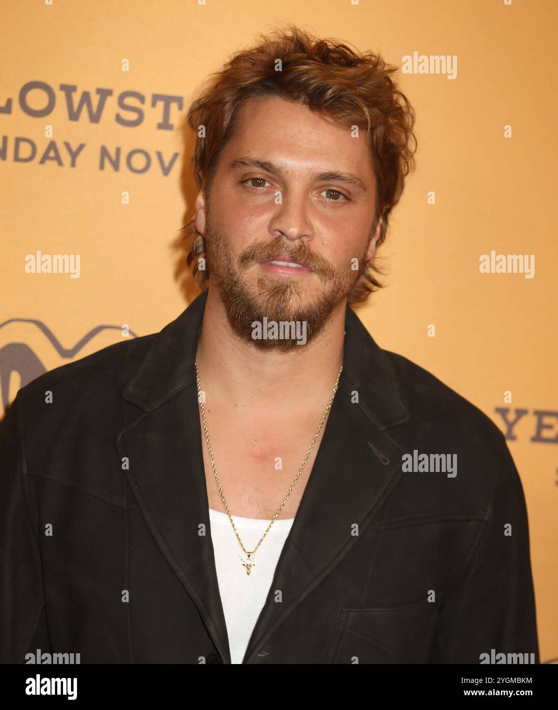 November 7, 2024, New York, New York, USA: Actor LUKE GRIMES seen at ...
