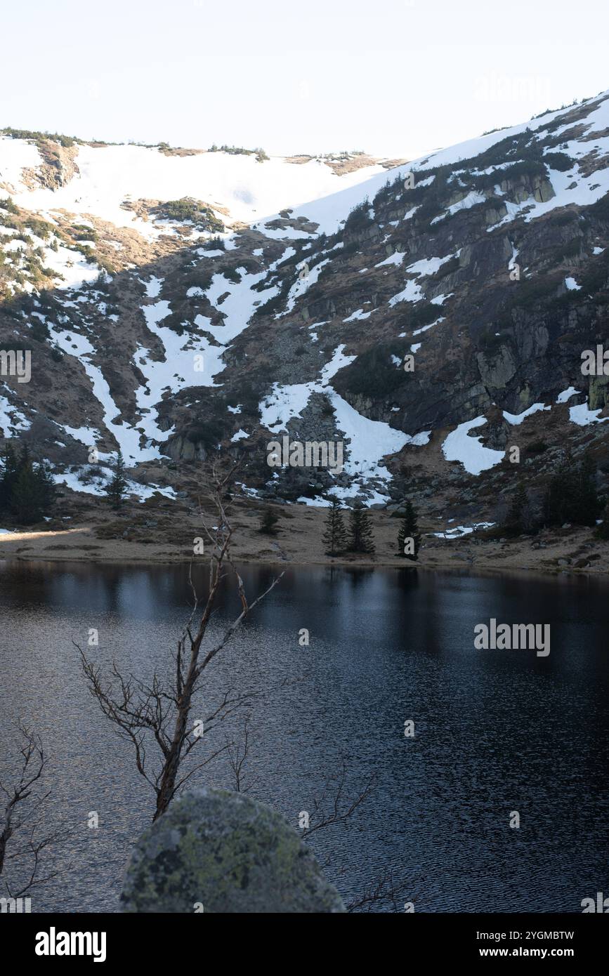 The Small Pound behind the mountain cabin Samitnia in the Karkonosze ...