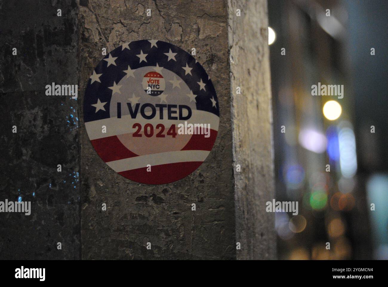 New York City, New York, USA - November 07 2024: Vote NYC, I Voted 2024 ...
