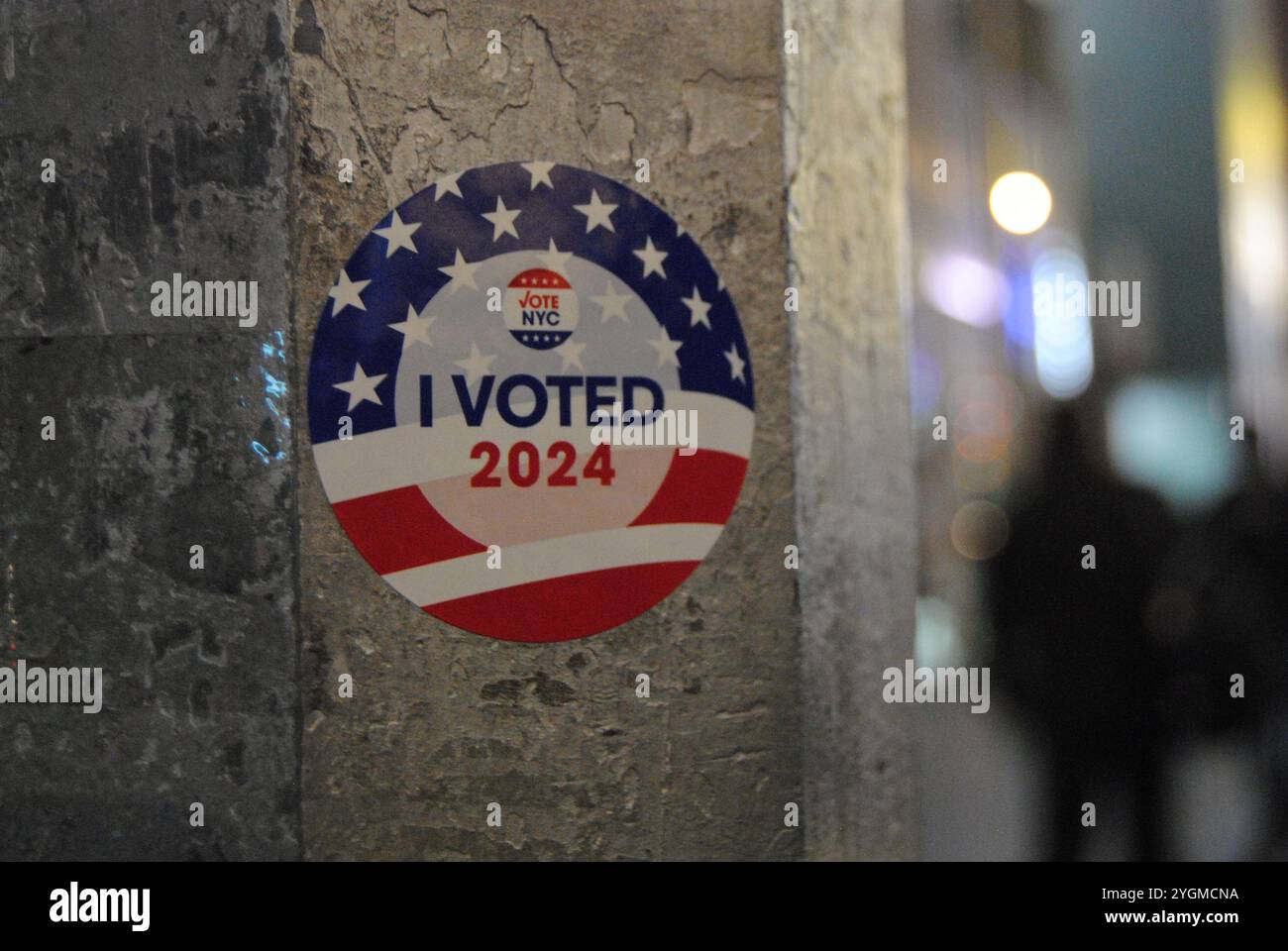 New York City, New York, USA - November 07 2024: Vote NYC, I Voted 2024 ...