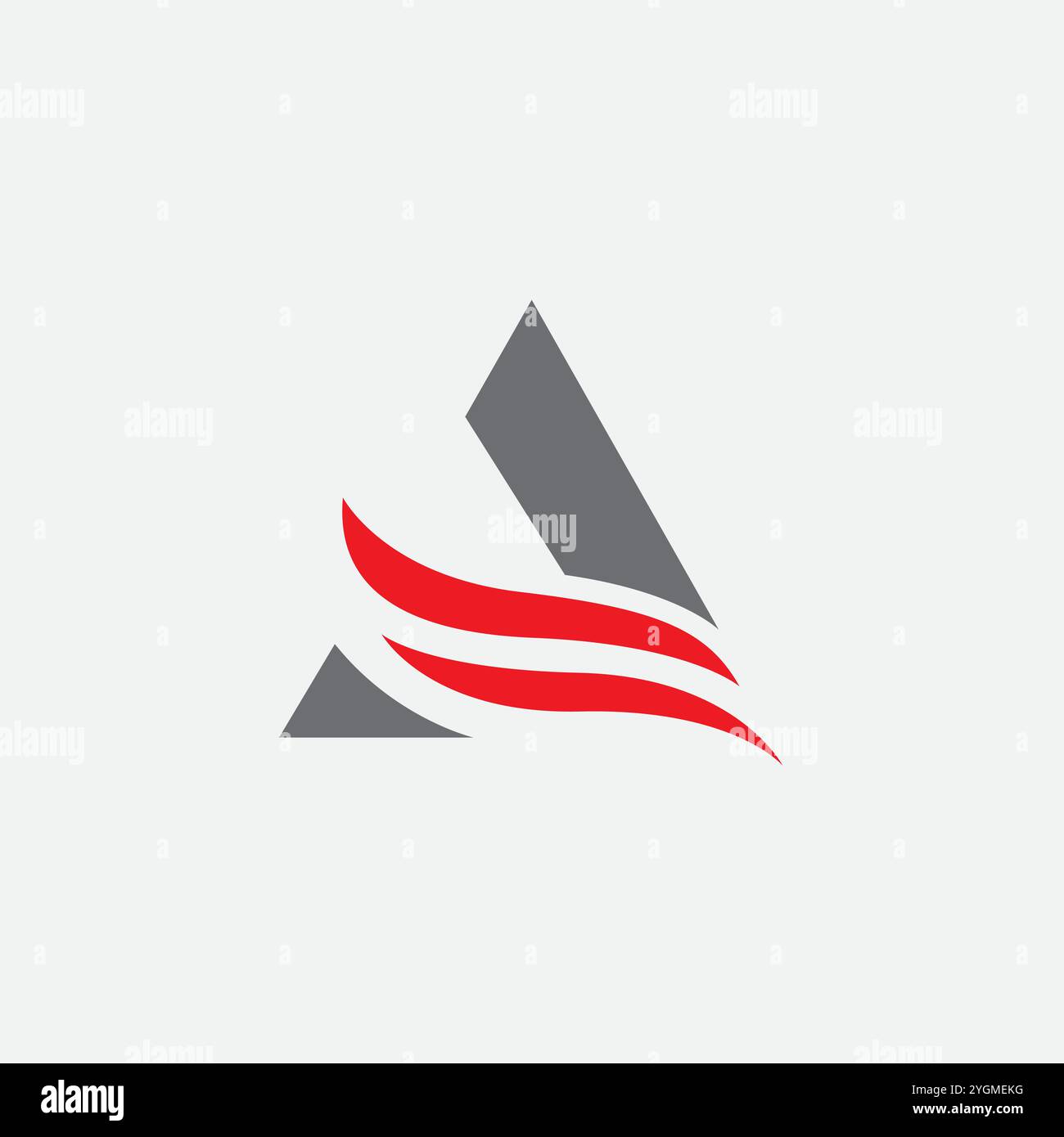 Vector a latter logo design template Stock Vector Image & Art - Alamy