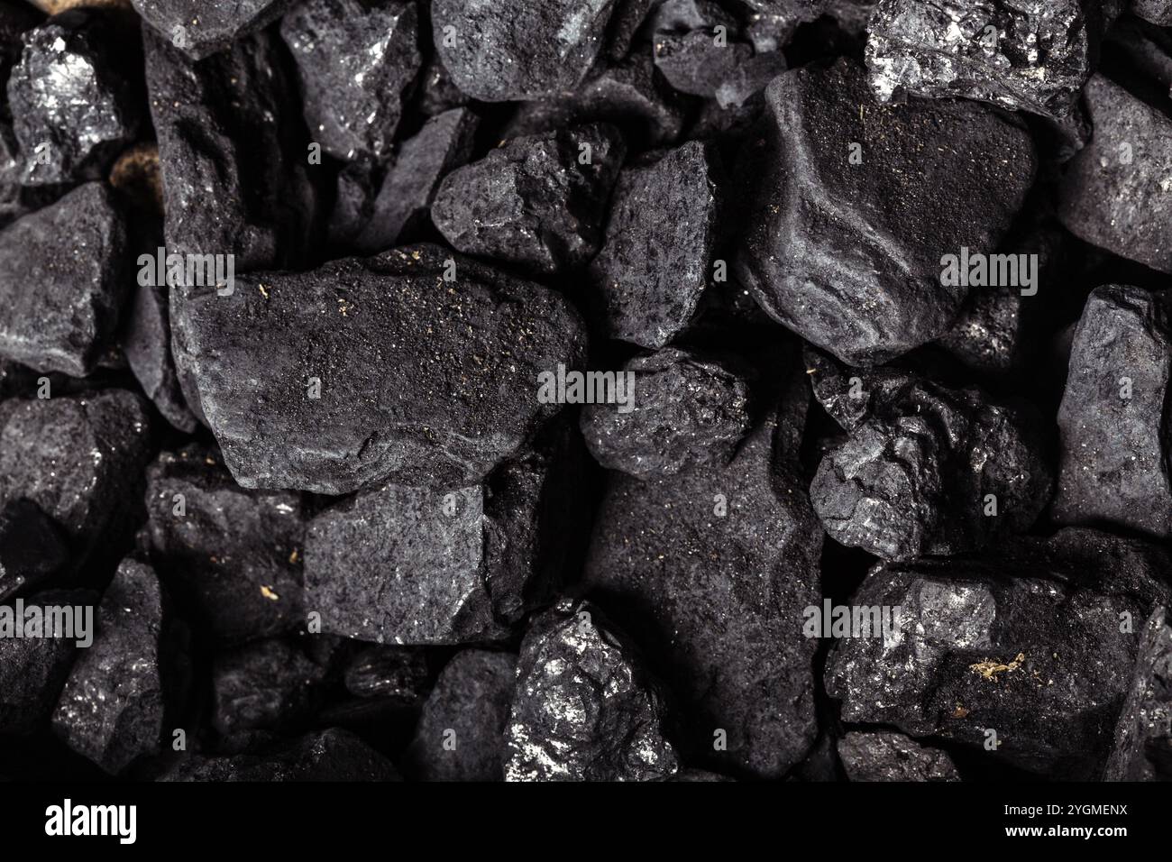 Coal mineral black cube stone background Stock Photo - Alamy