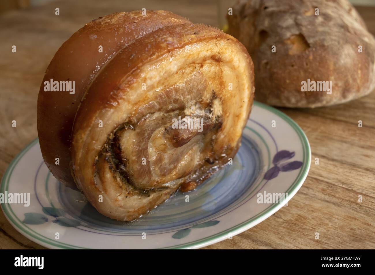 Homemade porchetta italian roast hi-res stock photography and images ...