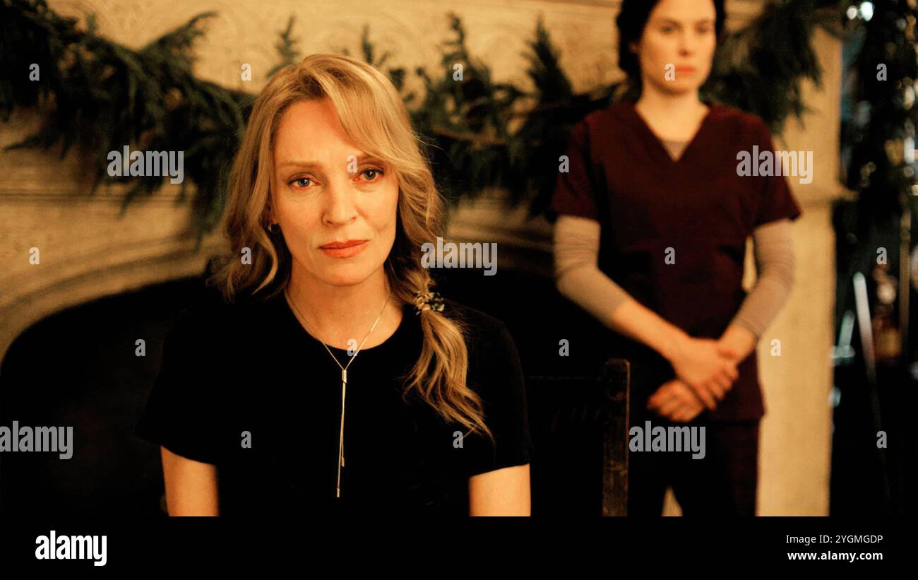 UMA THURMAN in OH CANADA (2024), directed by PAUL SCHRADER. Credit ...