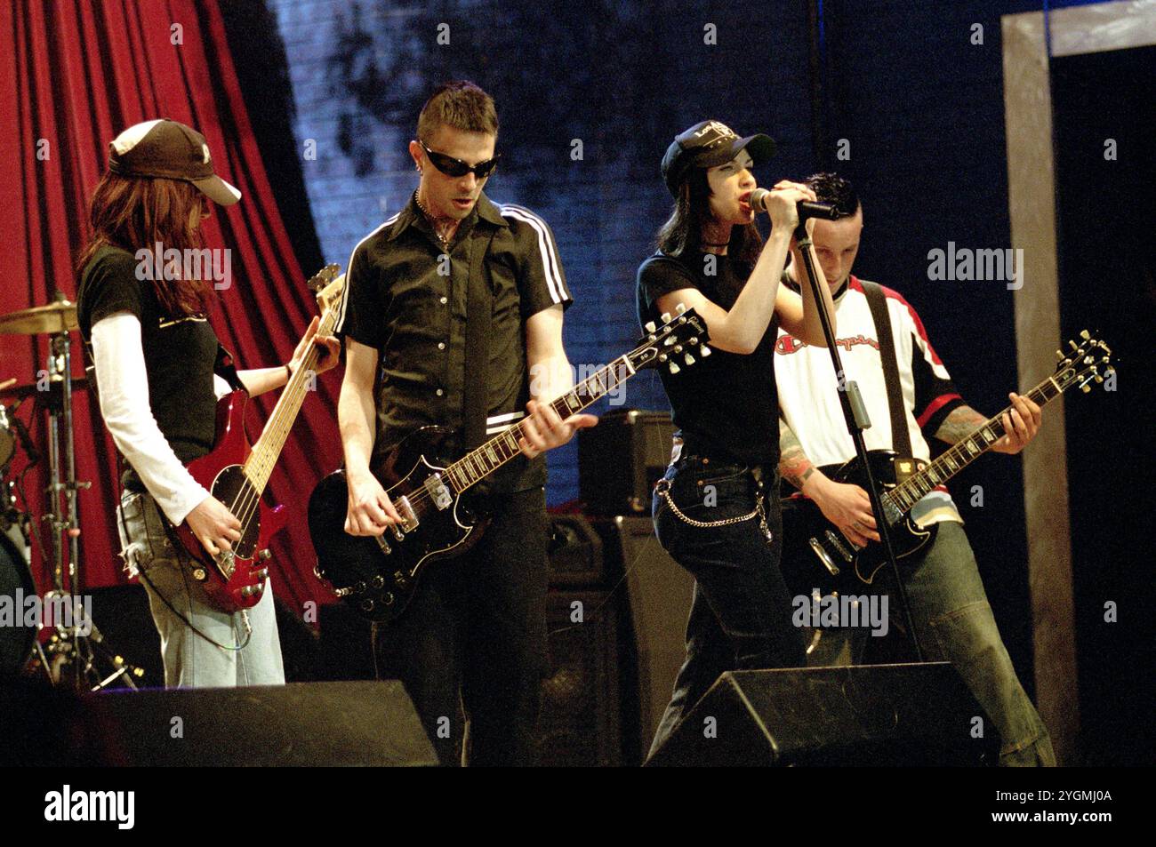 Milan Italy 17/04/1998 : Prozac+, Italian Punk Rock band,Gian Maria ...