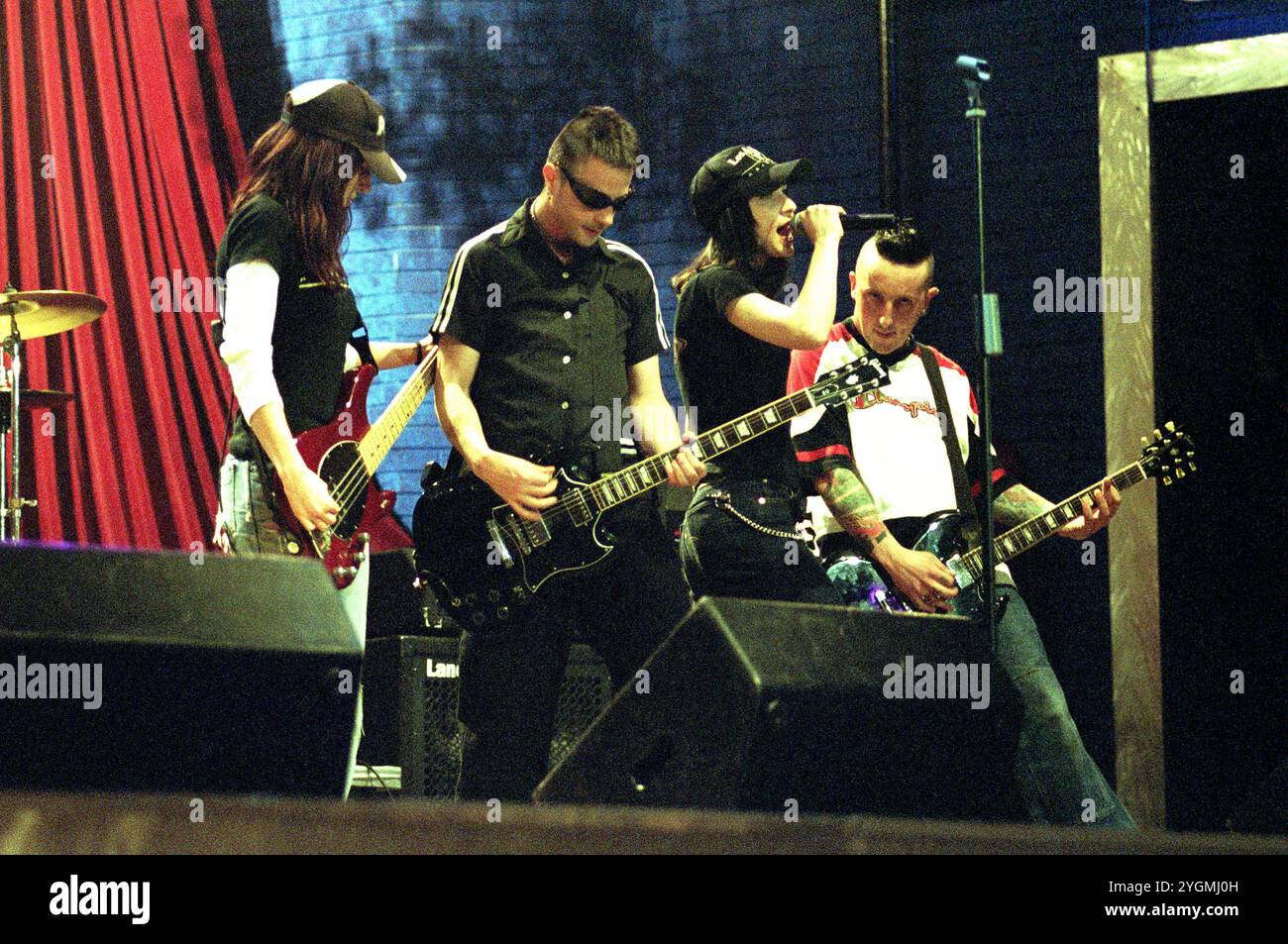 Milan Italy 17/04/1998 : Prozac+, Italian Punk Rock band,Gian Maria ...