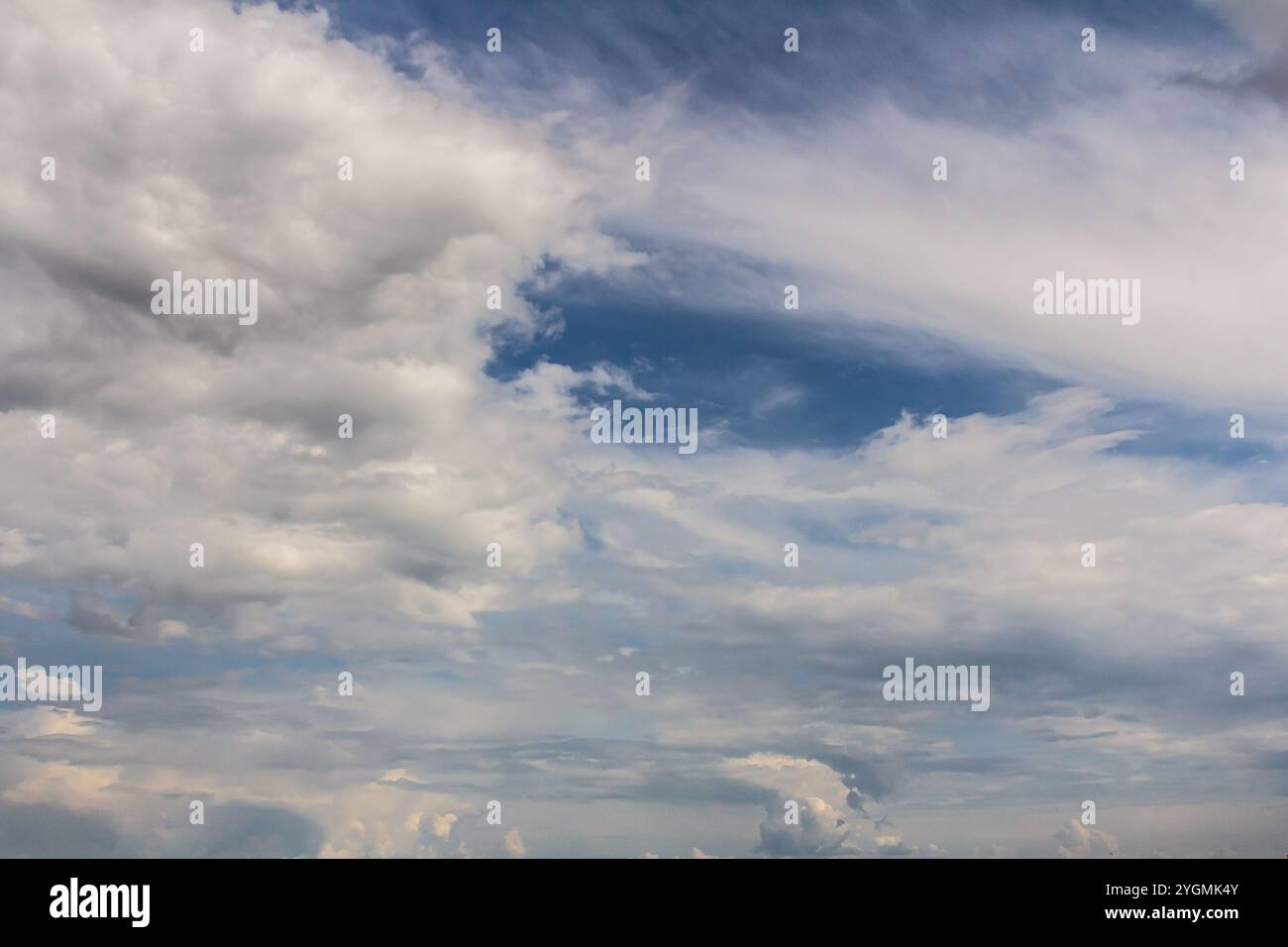 Clouds in the blue sky Panoramic image texture background graphic ...