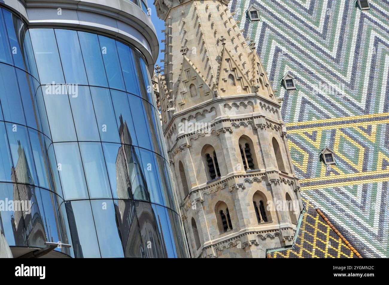 Old meets new detail hi-res stock photography and images - Alamy