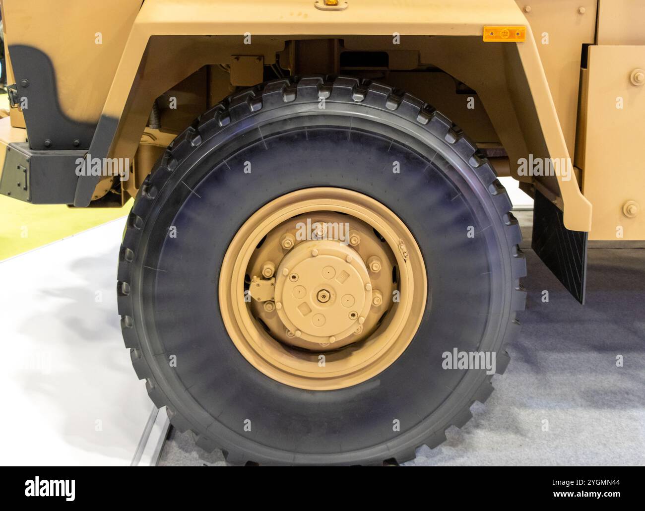 Military armored truck with camouflage color and pattern. War and ...