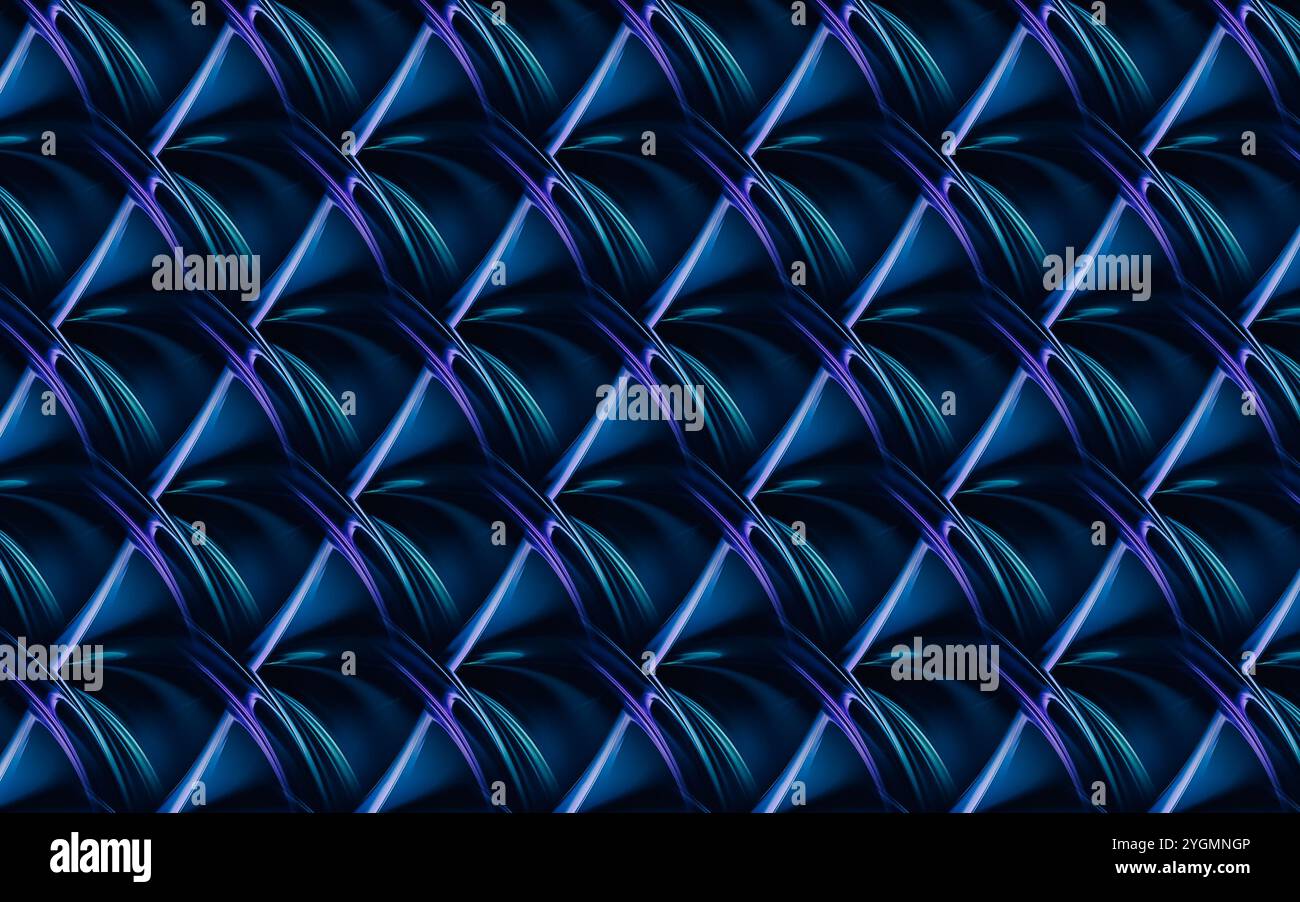 Illustration of a patterned background with blue repeating patterns ...