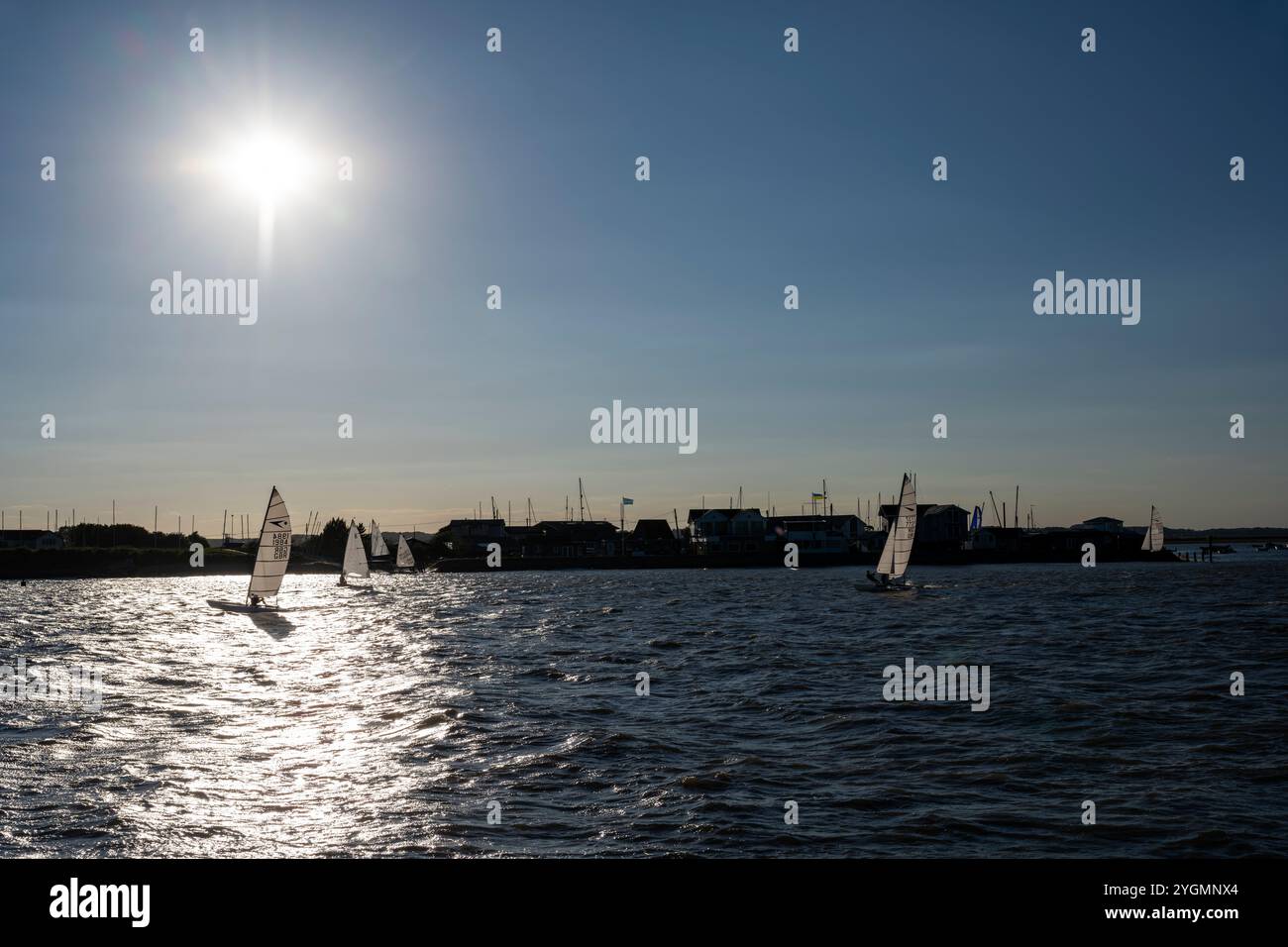 Felixstowe Ferry sailing club Stock Photo - Alamy
