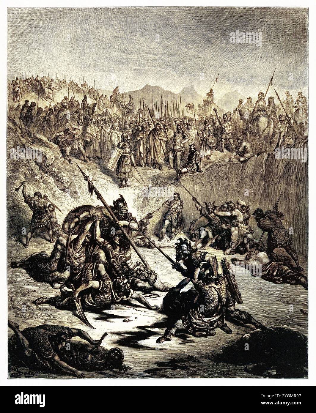 King david bible war hi-res stock photography and images - Alamy