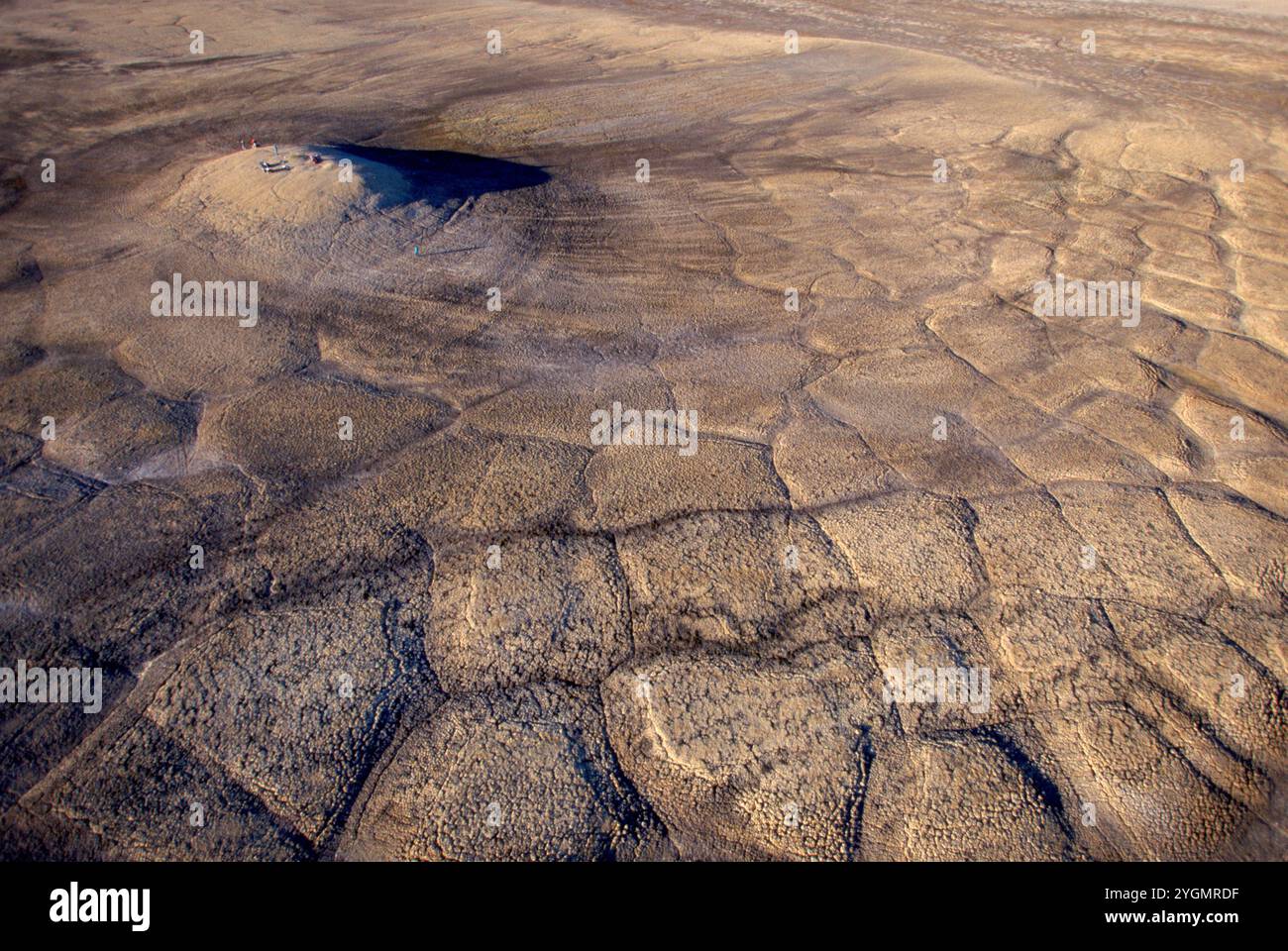 Patterns of lake sediment, Canada Stock Photo - Alamy