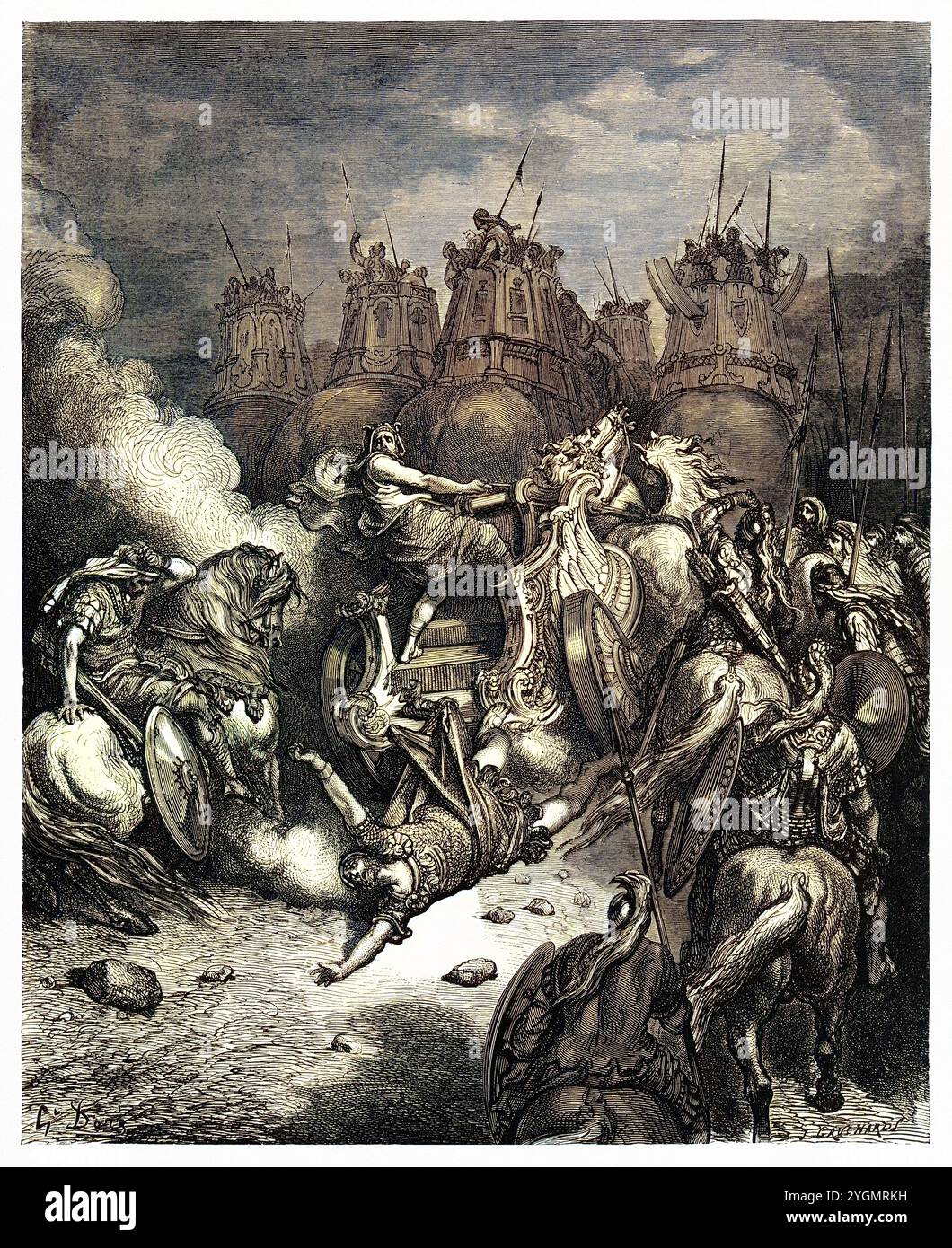 The fall of Antiochus. Death of Antiochus IV Epiphanes, Greek king of ...
