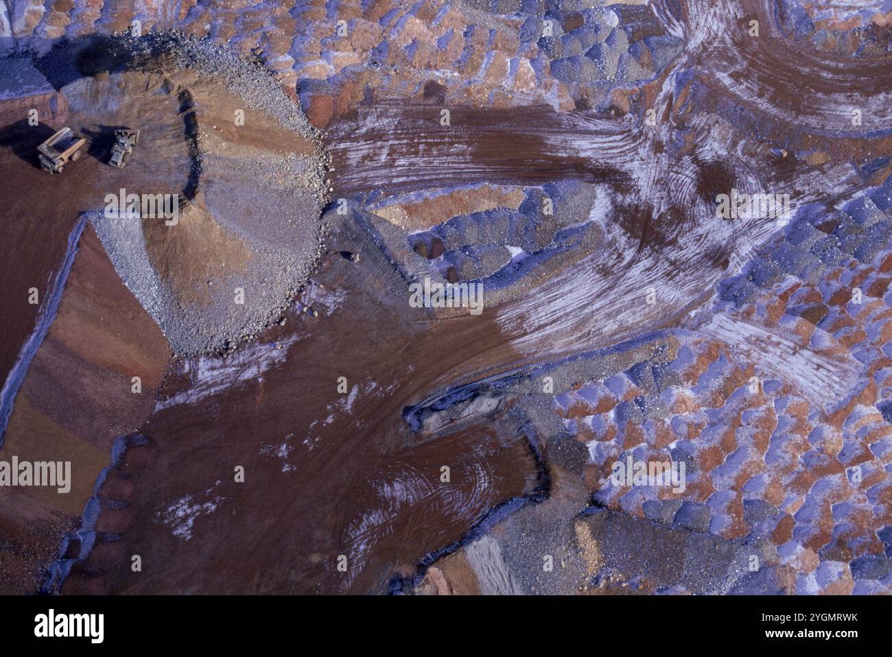 Aerial view of a gold mine, Nevada, USA Stock Photo - Alamy