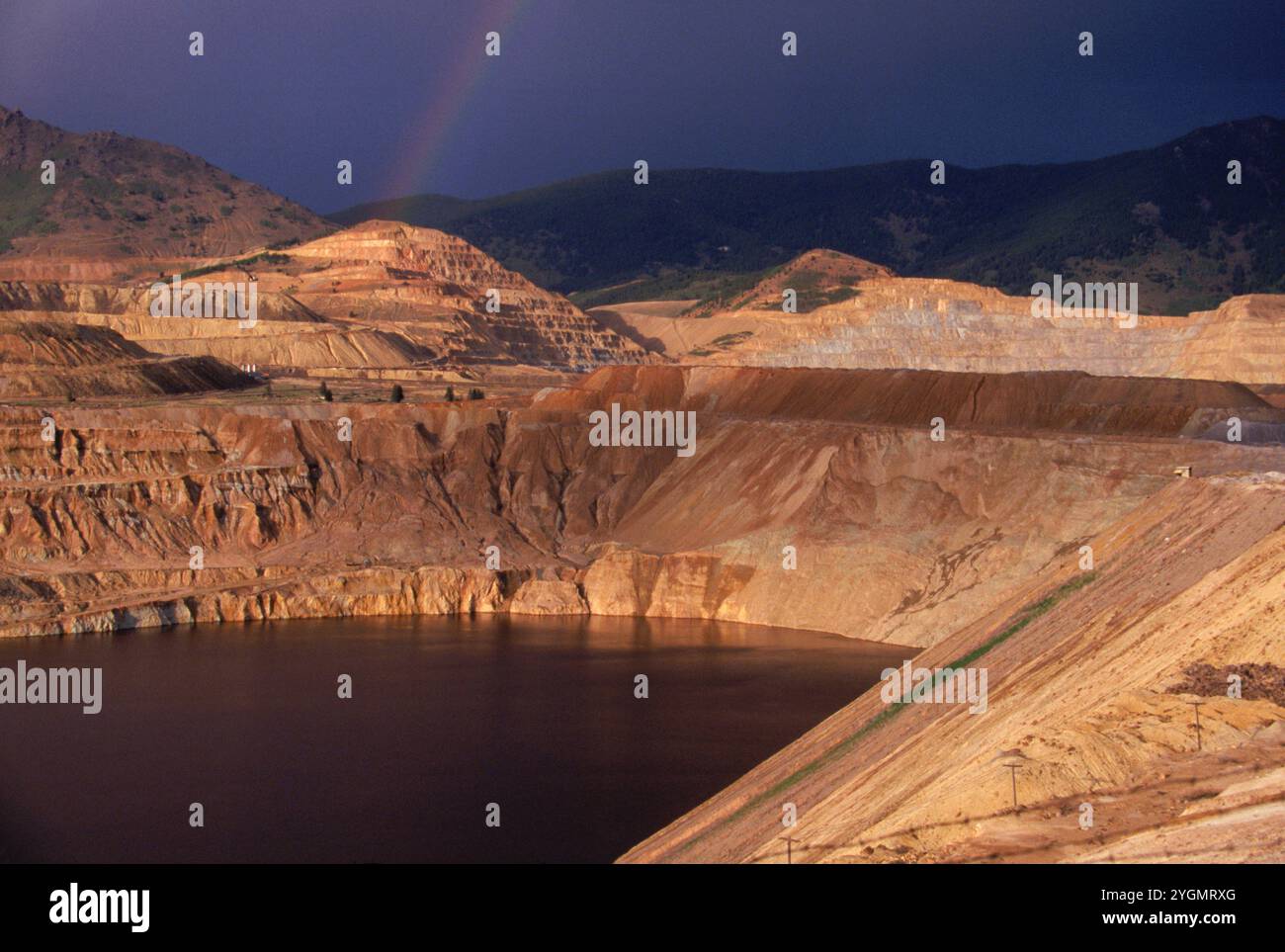 Open pit mine, Butte Montana, USA Stock Photo - Alamy