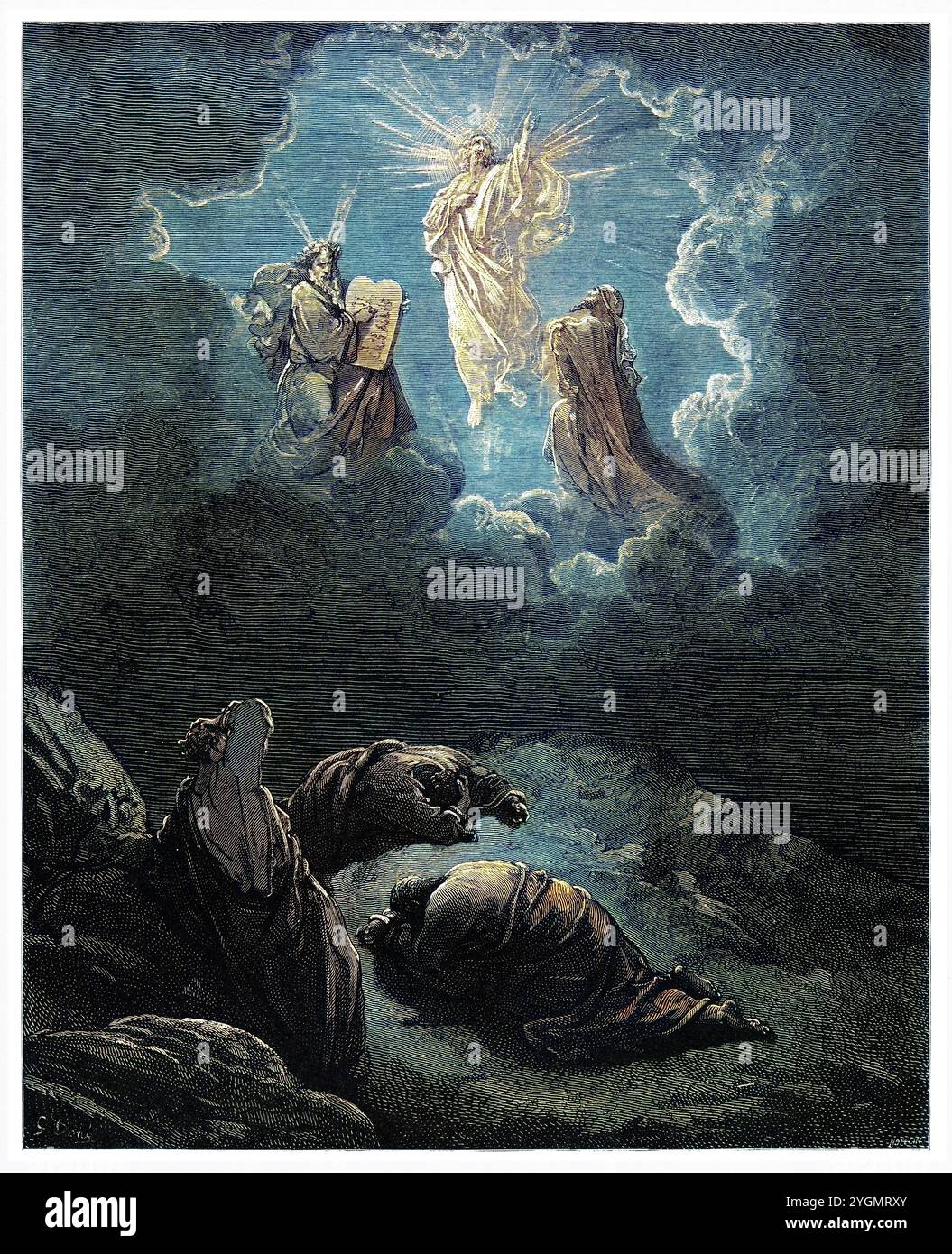 Transfiguration of Christ. Transfiguration of Jesus into a brilliant ...