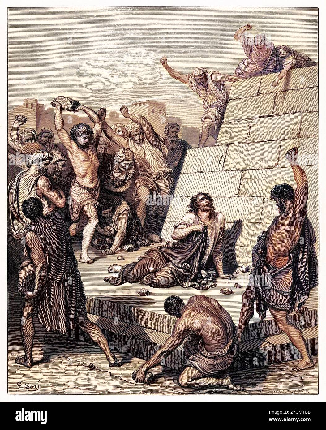 The Martyrdom of Saint Stephen. Jewish preacher of the first century ...