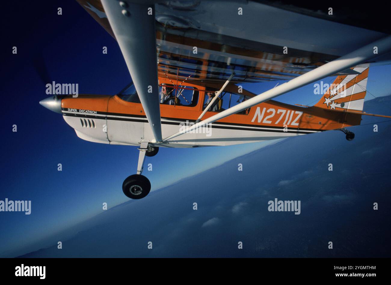 Single Engine Airplane Stock Photo - Alamy